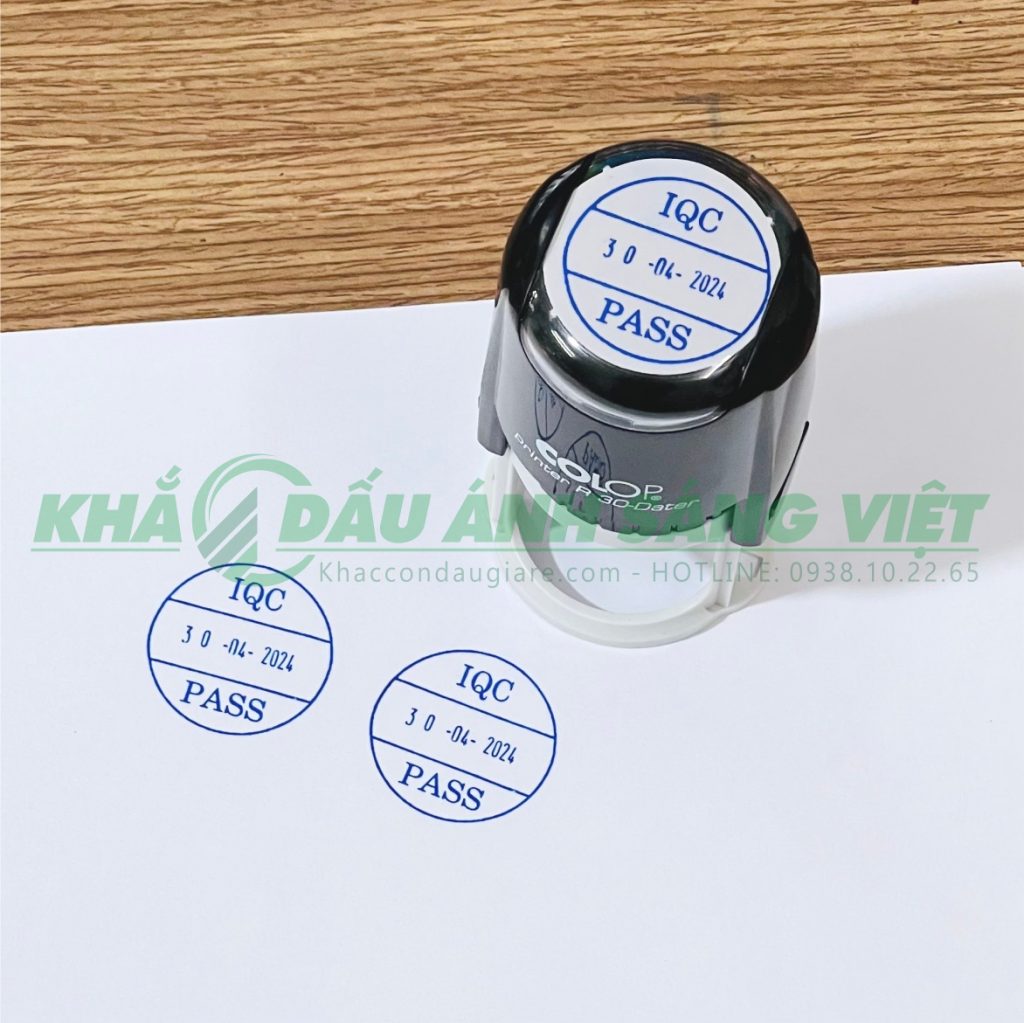 Con Dấu QC - IQC - Khắc Dấu Ánh Sáng Việt